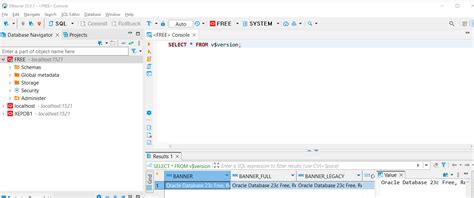 Running Oracle Database 23ai Free Release In Docker Container Eclipsys