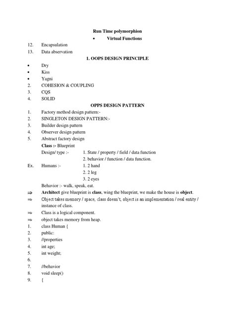 Oops Pdf Programming Constructor Object Oriented Programming