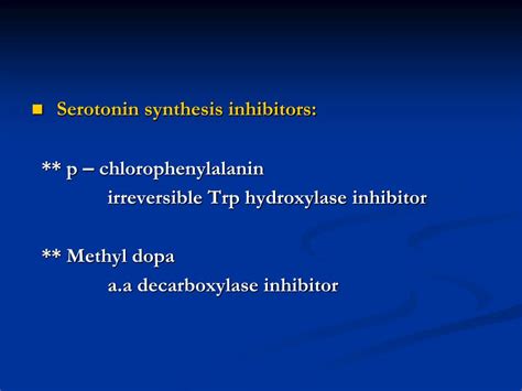 Ppt Serotonin 5 Hydroxy Tryptamine 5ht Powerpoint Presentation