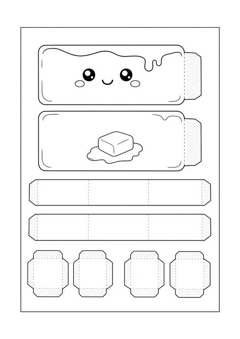 Plantillas De Squishy Para Imprimir Gratis Zip Y Png