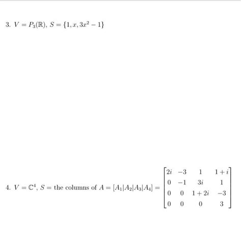 Solved Directions In Each Case Determine If The Given