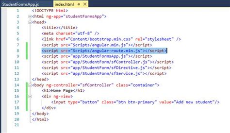 angular bootstrap and asp mvc part four angular routing