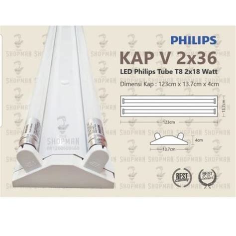 Jual Kap V X Kap Lampu Led Tube T Cm Set Led Philips Jakarta Pusat Jaya Mitra