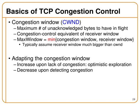 Ppt Tcp Congestion Control Overview Powerpoint Presentation Free