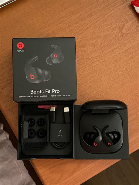 Beats Fit Pro Black Audio Earphones On Carousell