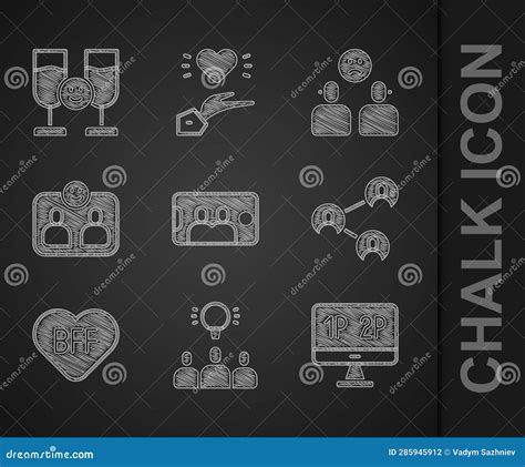 Set Selfie On Mobile Project Team Base Computer Monitor Screen Bff Best Friends Forever