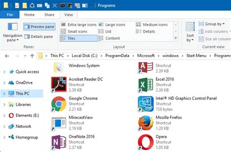 Backup Restore Or Reset Windows Start Layout Shortcuts Winhelponline