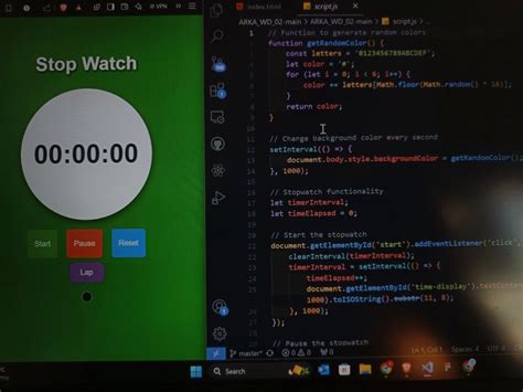 Pritesh Soni On Linkedin Javascript Stopwatch Webdevelopment