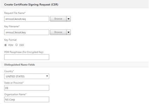 Citrix Netscaler Gateway Using Self Signed Certificate