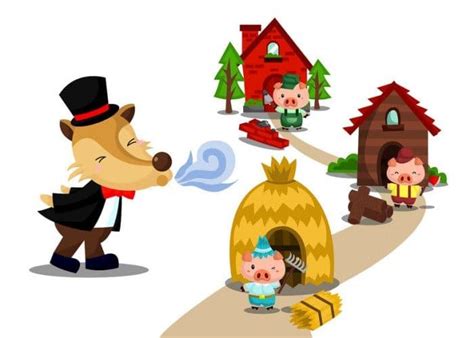 Los Tres Cerditos Y El Lobo Feroz Un Cuento Infantil Para Toda La Familia