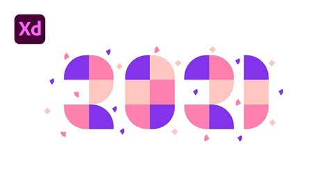 Create 2021 Geometric Shape Design In Adobe Xd Web Design Tutorials