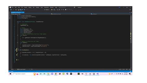 whats wrong with this controller script r unity2d