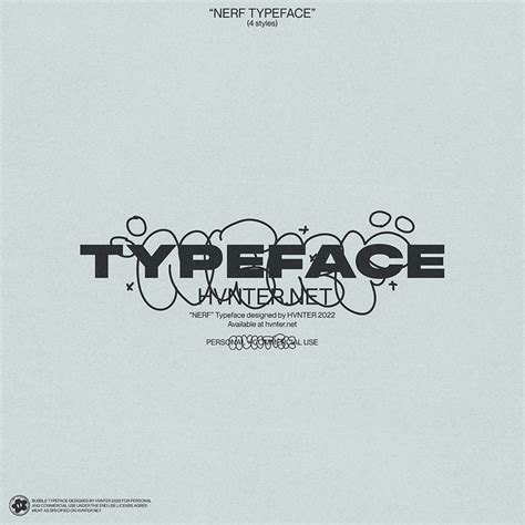 Nerf Typeface By Hvnter