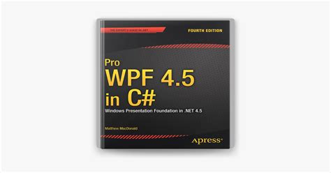 ‎pro Wpf 45 In C By Matthew Macdonald On Apple Books