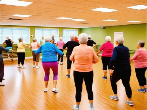 Mature Women Having Fun In An Exercise Class Stock Illustration Mature Women Having Fun In An Exercise Class Stock Illustration
