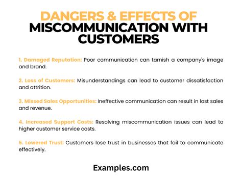 19 Dangers And Effects Of Miscommunication Examples