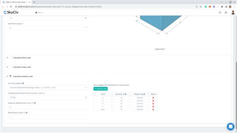 ASCE 7 16 Seismic Load Calculation Example Using Equivalent Lateral Force Procedure SkyCiv