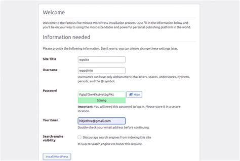How To Install Wordpress With Nginx On Almalinux 8