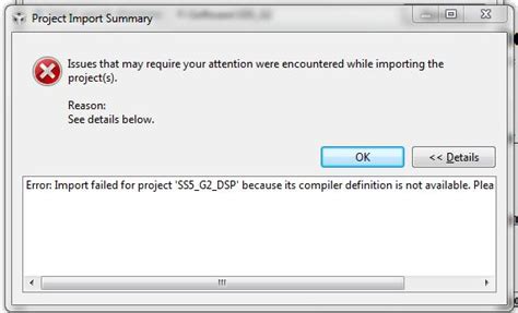 Compiler Definition Is Not Available Code Composer Studio Forum Code Composer Studio TI