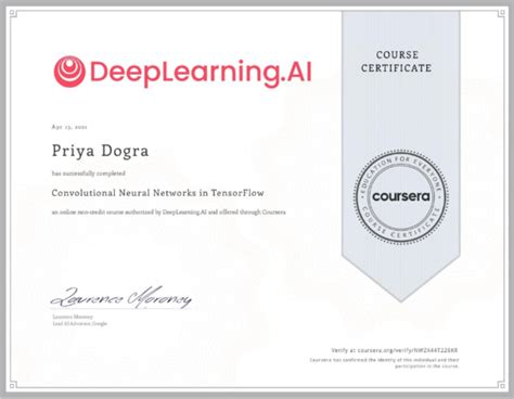 Convolutional Neural Networks In Tensorflow Coursera Exercise Quiz Answers