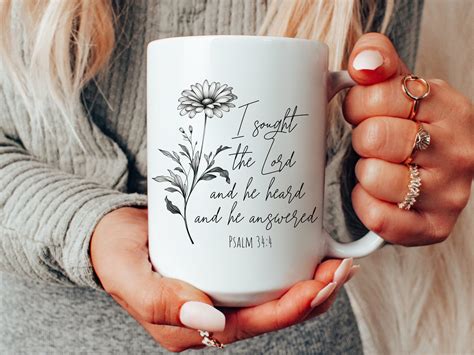 Christian Mug Scripture Coffee Mug Bible Verse Coffee Mug Christian