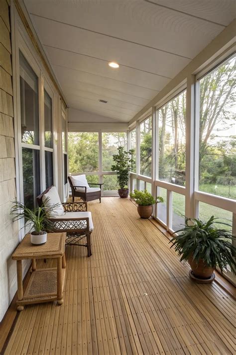 20 Inspiring Enclosed Porch Flooring Ideas Gardeneco