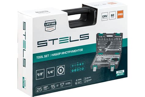 Набор инструментов STELS 82 предмета 14105 в чемодане - выгодная цена ...