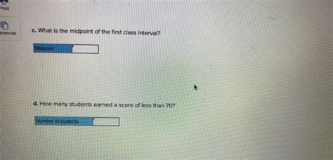 Solved The Following Histogram Shows The Scores On The First Chegg