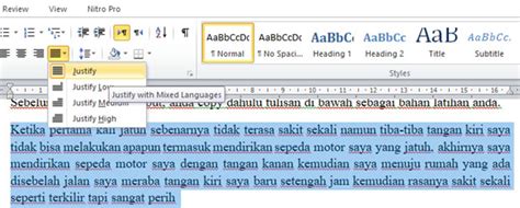 Cara Mengatur Tulisan di Microsoft Word ⋆ Khoiri.com