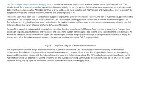 Solution Approach Simplifying Ai Dell Enterprise Hub Enables Kubernetes Deployment For Ai