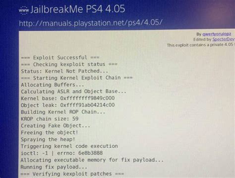 Jailbreaker Sa PS4 Un Hack Crack Pour La PS4 Cosmo Games