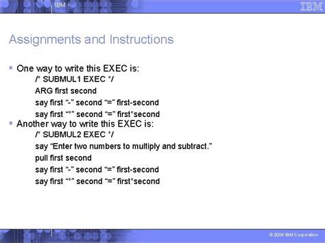 IBM ZVM Module The REXX Programming Language