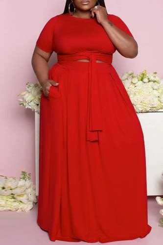 Wholesale Rose Red Sexy Elegant Solid Patchwork V Neck Evening Dress