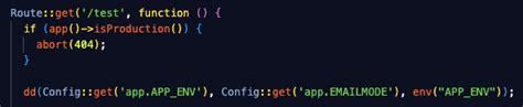 Php Laravel 10 Getting The Env Returns The Entire Env File Stack