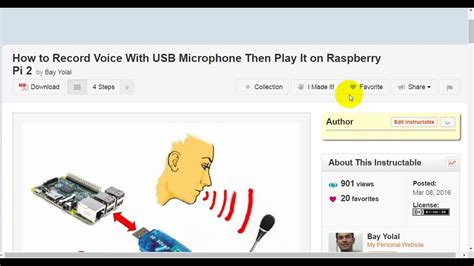 How To Record Voice With Usb Microphone Then Play It On Raspberry Pi 2 Youtube