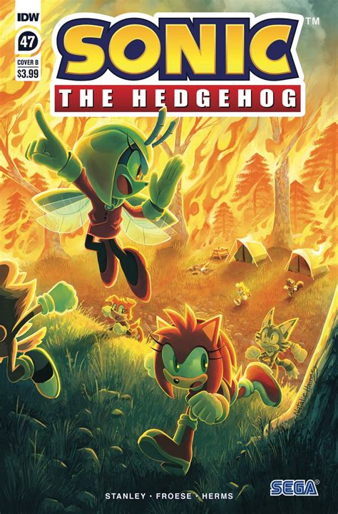 Hourly Idw Sonic On Twitter Sonic The Hedgehog Issue 47 Cover B Art