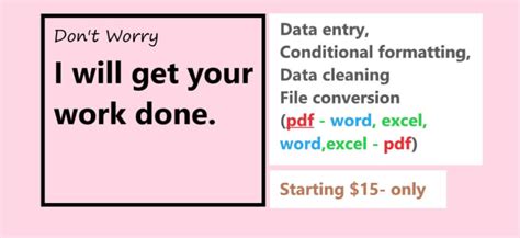Do Data Cleaning Sheet Converting Conditional Formatting By Kinjal