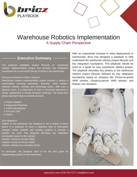 warehouse robotics implementation bricz