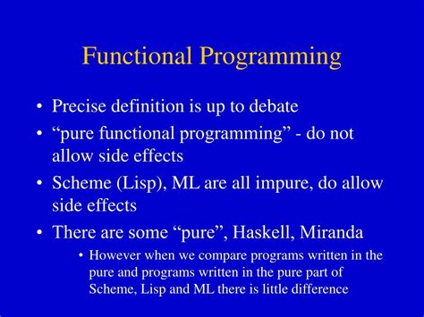 Ppt Chapter 9 Functional Programming In A Typed Language Powerpoint