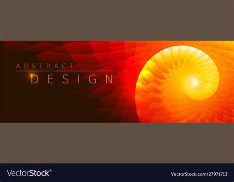 Abstract Fiery Glow Spiral Background Royalty Free Vector