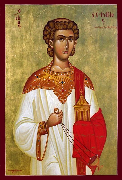Orthodox Icons Byzantine Saint Stefanos Icon Greek Orthodox Etsy