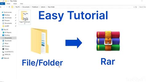 How To Change Your File Folder Into Rar Easy And Fast Tutorial Only