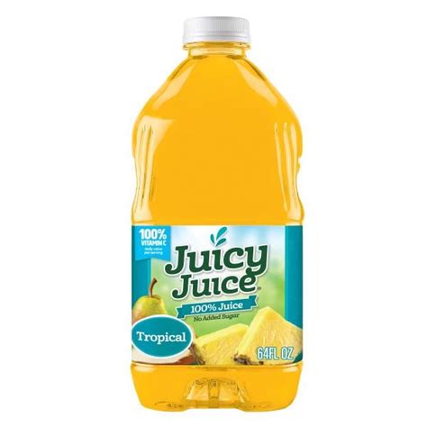 Juicy Juice Juicy Juice 100 Juice Tropical 64 Fl Oz Bottle Publix