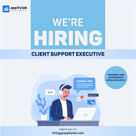Appifylab Is Hiring For The Client Support Executive Role The Role