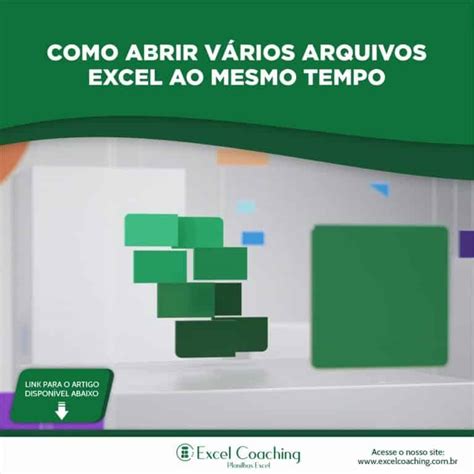 Como abrir vários arquivos Excel ao mesmo tempo