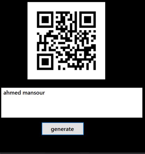 Github Ahmed8mansourqr Code This A Simple Qr Code Text Transimtter Made By Ahmed Mansour