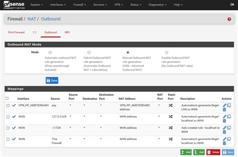 OpenVPN On PfSense Perfect Privacy