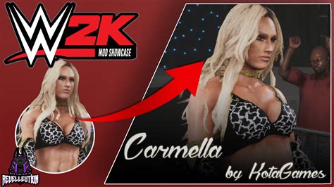 Wwe 2k Mod Showcase Carmella Mod Update Wwe2kmods Wwe Carmella