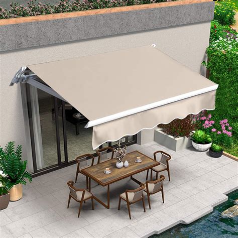 Vuyuyu 82x65 Patio Awning Retractable Awning Cover