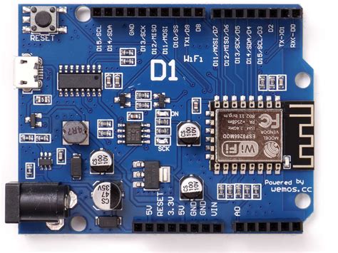 WEMOS D1 WiFi Development Board ESP8266 UNIVERSAL SOLDER Electronics